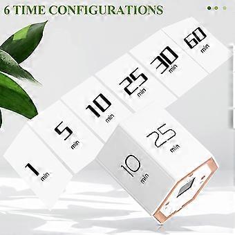 Timer, Magnetic Design Hexagonal Rotating Timer Mute and Alarm Modes Hex Flip Timer Durable Time ...