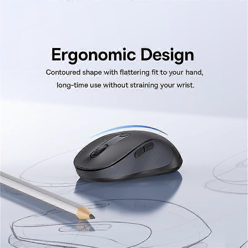 BASEUS F02 Ergonomic 2.4G Wireless+Bluetooth Computer Laptop Mouse ...
