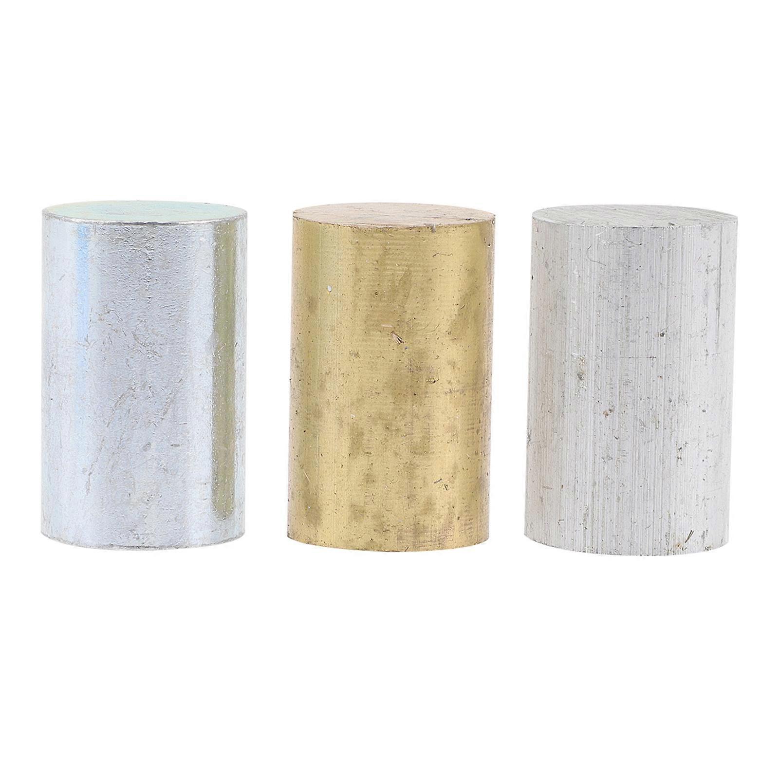 1 Set Copper Cylinder Aluminum Cylinder Iron Cylinder for Density ...