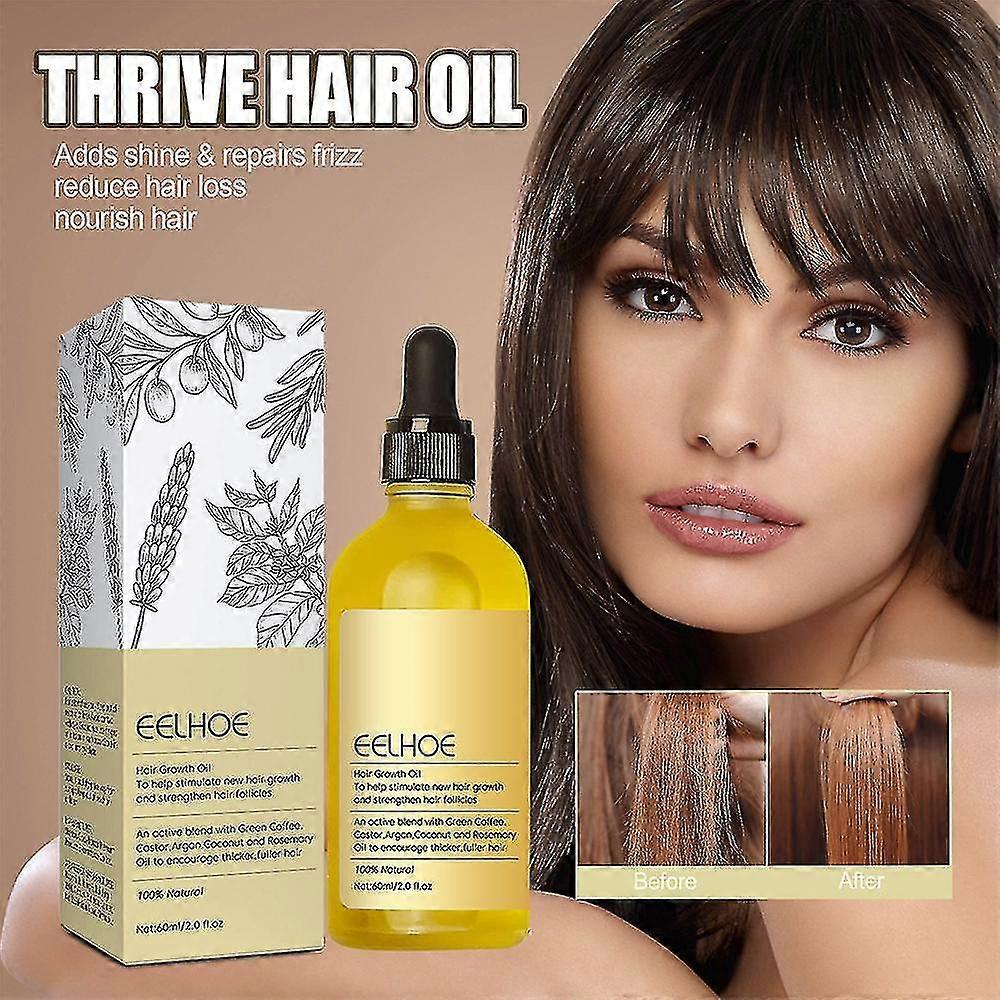 1 3x 60ml Natural Hair Growth Oil Veganic Natural Hair Growth Oil Anti 9314