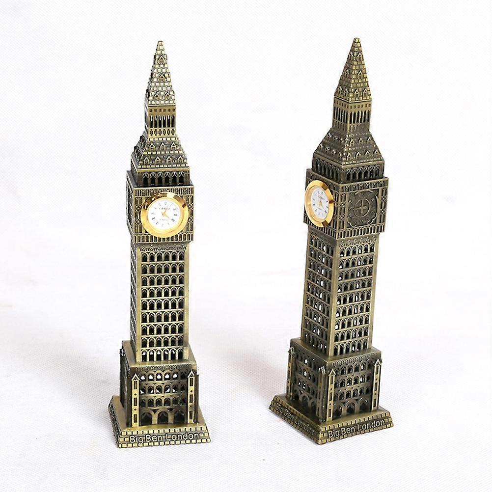 Retro Decor Metal Crafts Decoraciones Para Salas De Casa Mini Big Ben ...