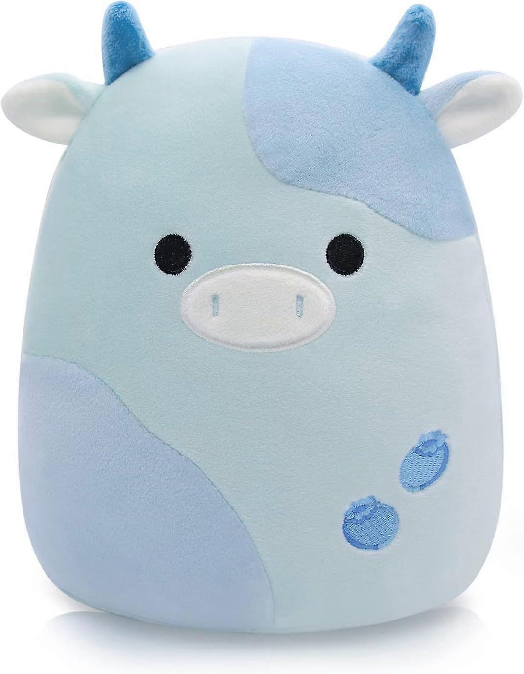 Blueberry Cow Plushie - 3D Cute Blueberry Stuffed Animals Pillow ...