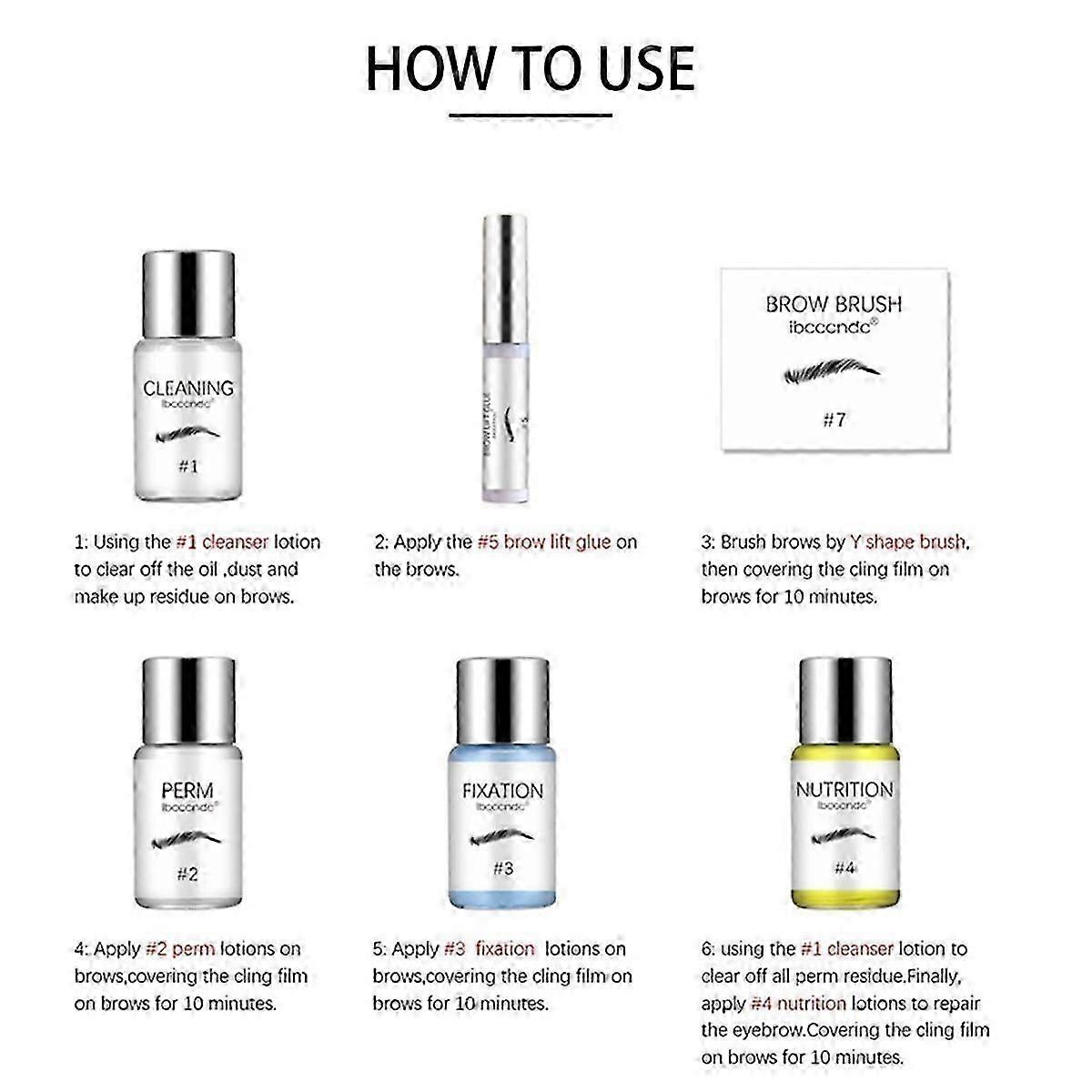 Eyebrow Lamination Brow Lifting Kit,Brow Lamination Kit,DIY Eyebrows ...