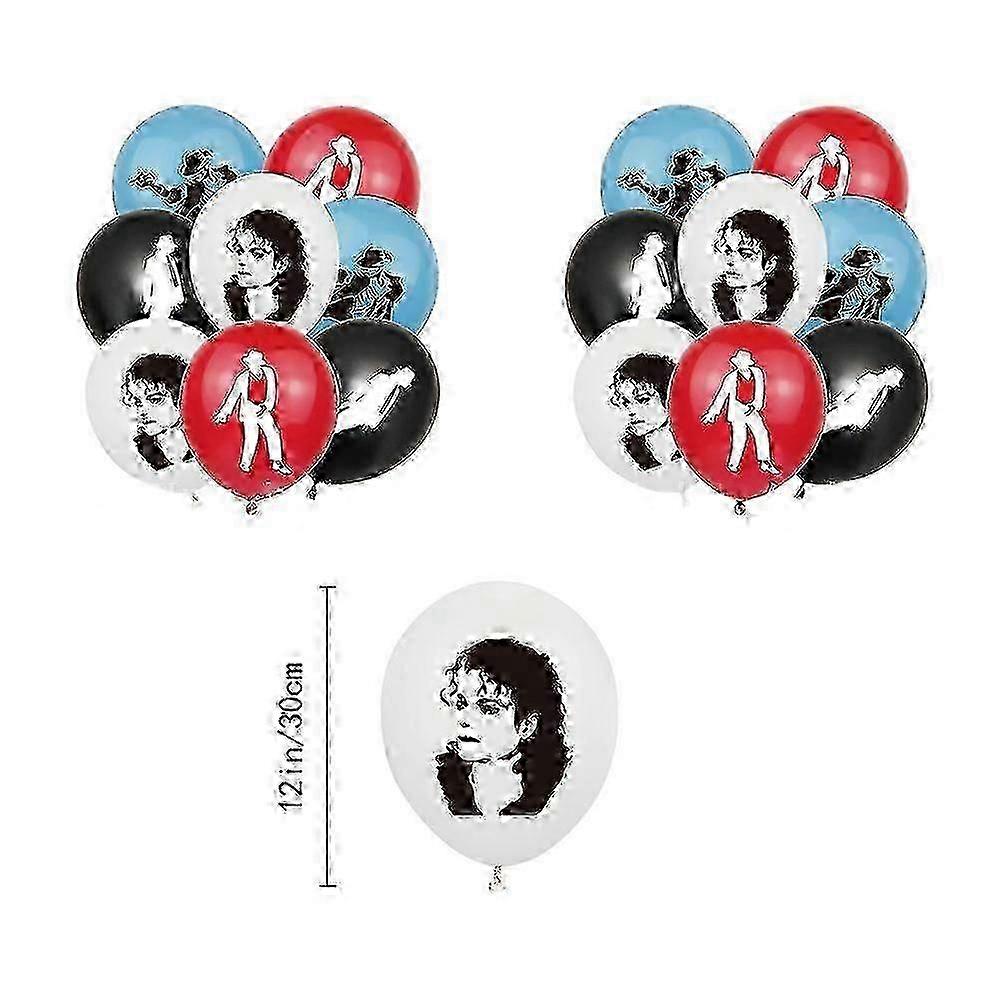 Michael Jackson Theme Birthday Party Decor Supplies Balloons Kit Banner ...