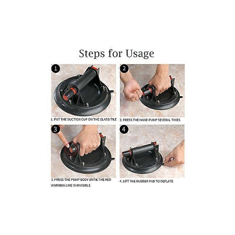 Professional Glass Moving Heavy Duty Suction Cups, Vacuum Suction Cup ...