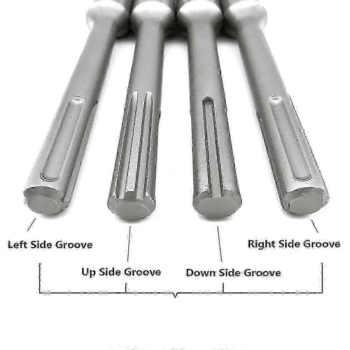 SDS-Max 18mm Diameter Ground Rod Driver for 5/8 Inch and 3/4 Inch ...