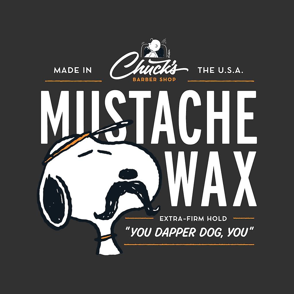 Peanuts Snoopy Mustache Wax Men's T-Shirt | Fruugo US