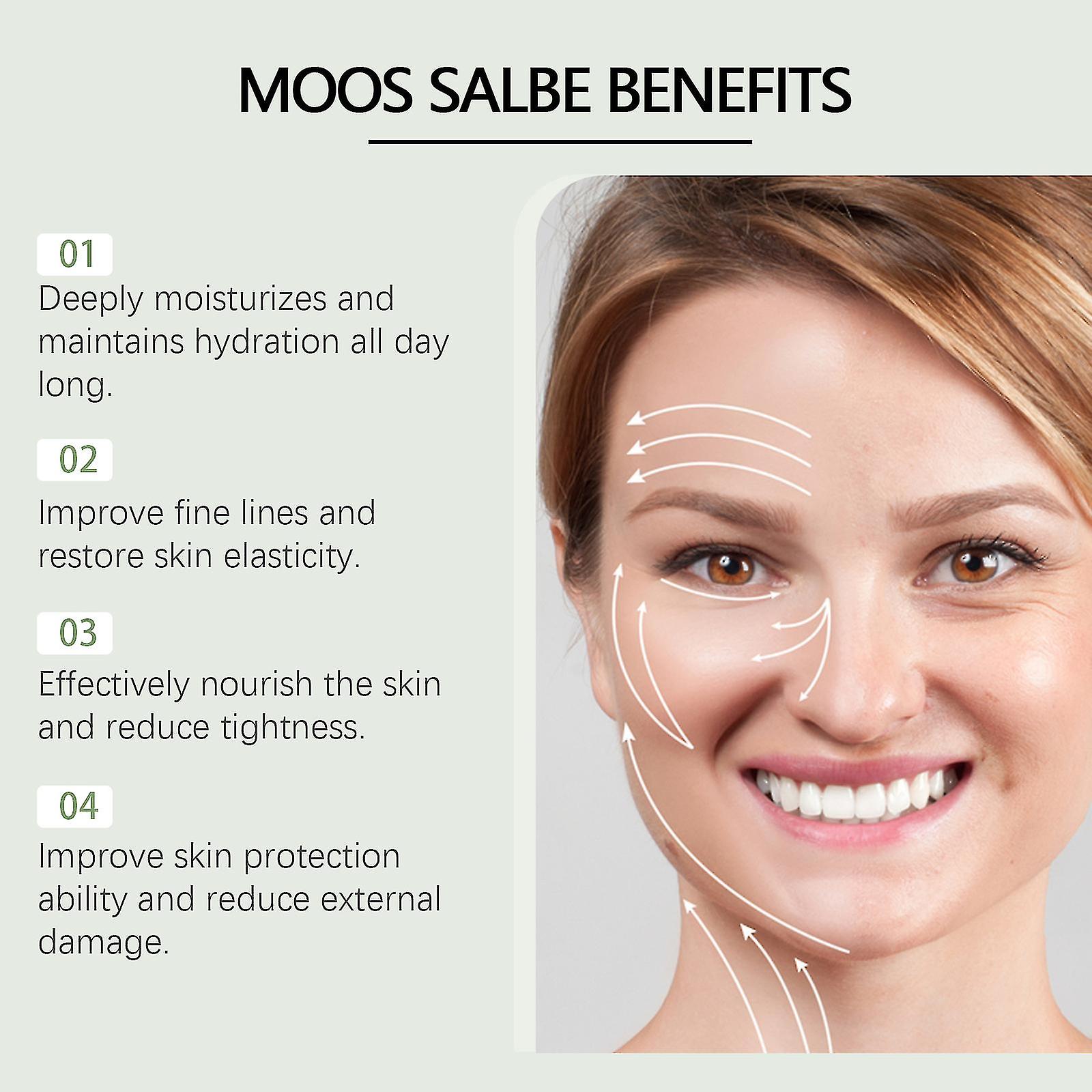 Moss Ointment Plus, Moss Cream Against Wrinkles, Instant Effect Moss ...