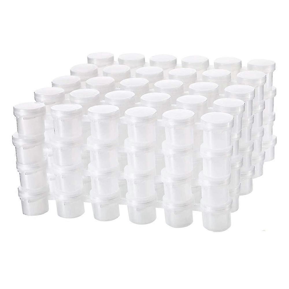 50 Strips Empty Paint Pots 5 Ml Paint Pots Strips Storage Containers ...