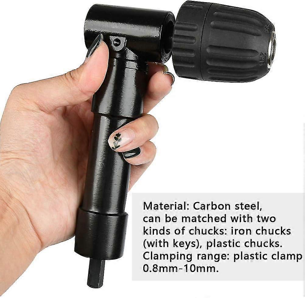 Self-adjusting 90 right angle drill chuck, quick release right angle ...