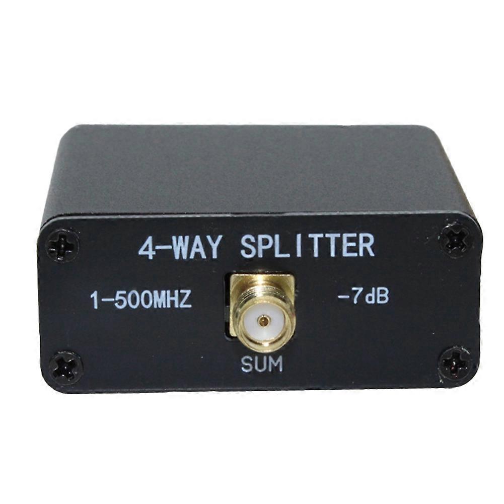 4 Way SMA Power Splitter 1MHz - 500 Mhz,SMA Female Power Divider Signal Cable Splitter Female ...