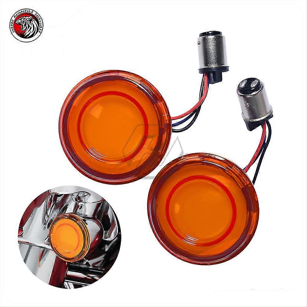 Motorcycle 1157 Bullet Style Led Front Turn Signal Conversions Case For ...