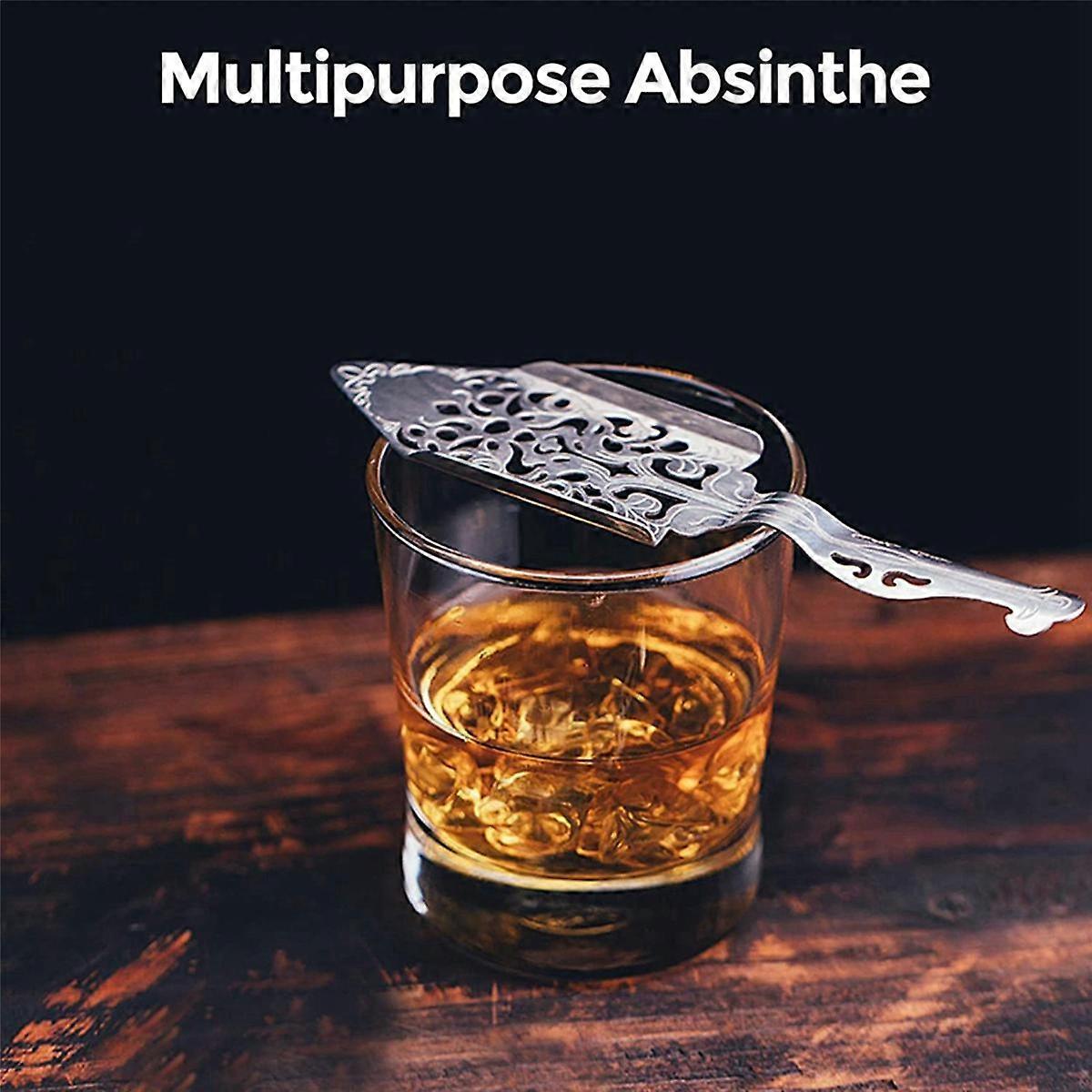 12 Pieces Absinthe Spoons, Stainless Steel Absinthe Cocktails Spoon ...