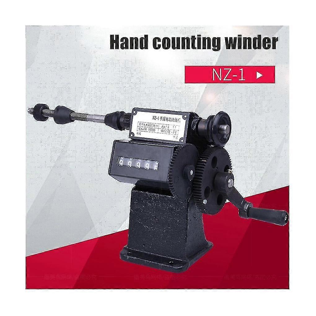 Nz-1 Hand Winding Machine Winder Double Speed Counter Steel Gear Coil ...
