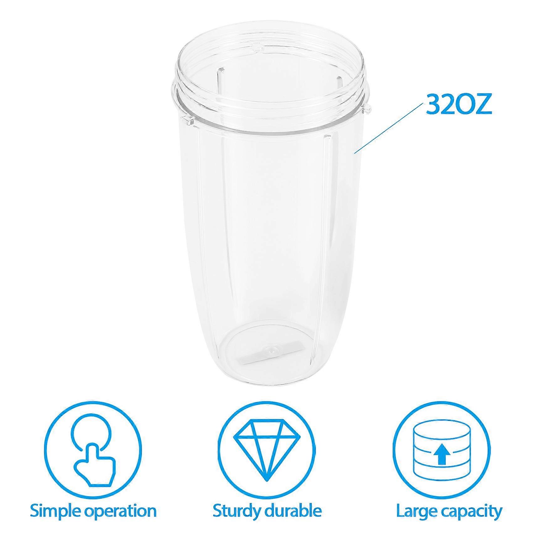 32Oz Replacement Cups with Flip Top to Go Lid for 600W and Pro 900W ...