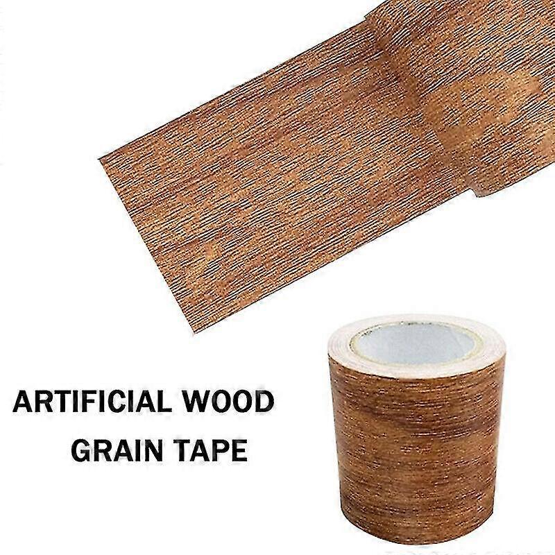5m/roll Realistic Wood Grain Repair Adhensive Duct Tape For Furniture ...