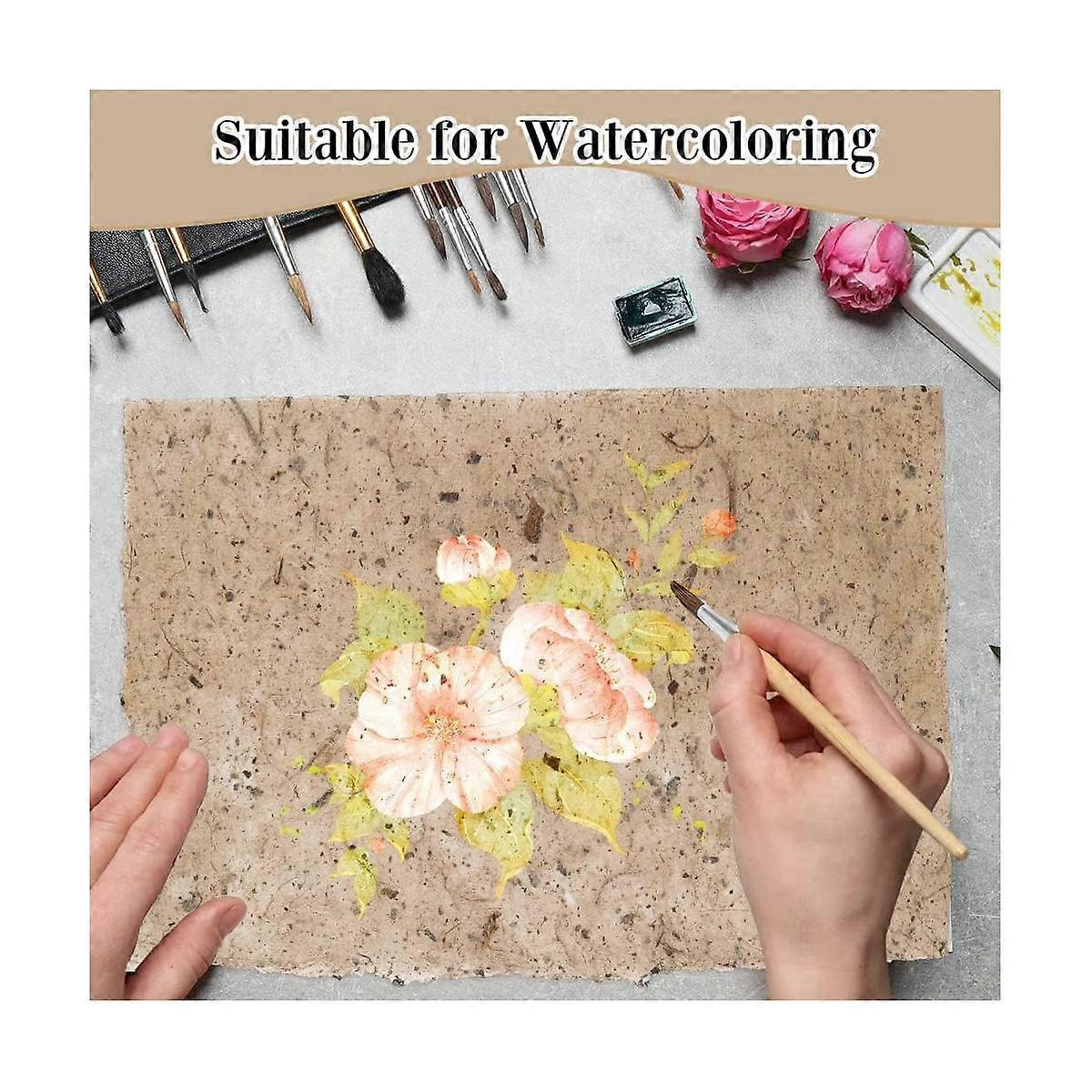 Handmade Paper Sheets: 100Pcs Vintage Craft Paper Sheets for ...