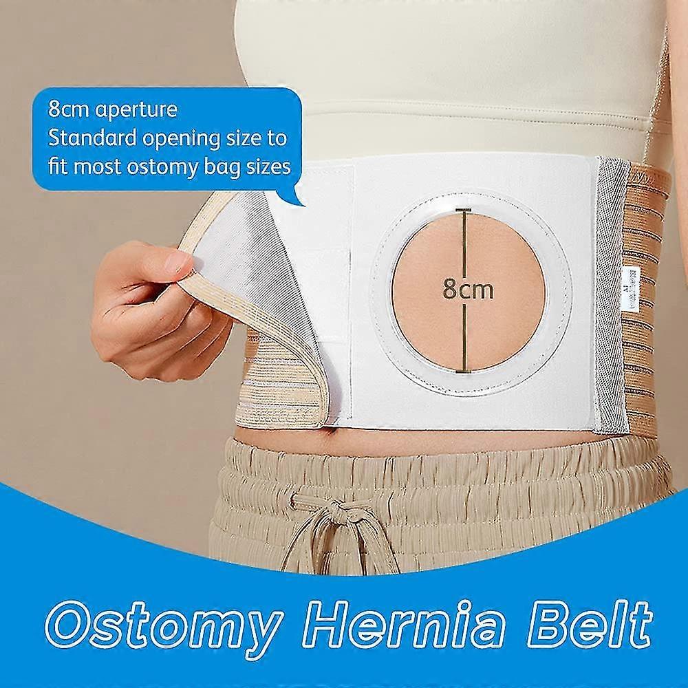 Ostomy Wrap Ostomy Hernia Belt Abdominal Binder Brace Breathable Belly ...