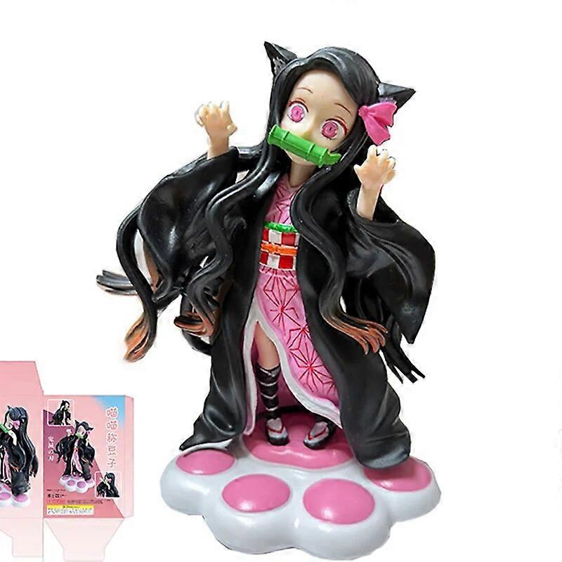 Demon Slayer 15cm Kamado Nezuko Anime Figur Gk Kimetsu No Yaiba Staty ...