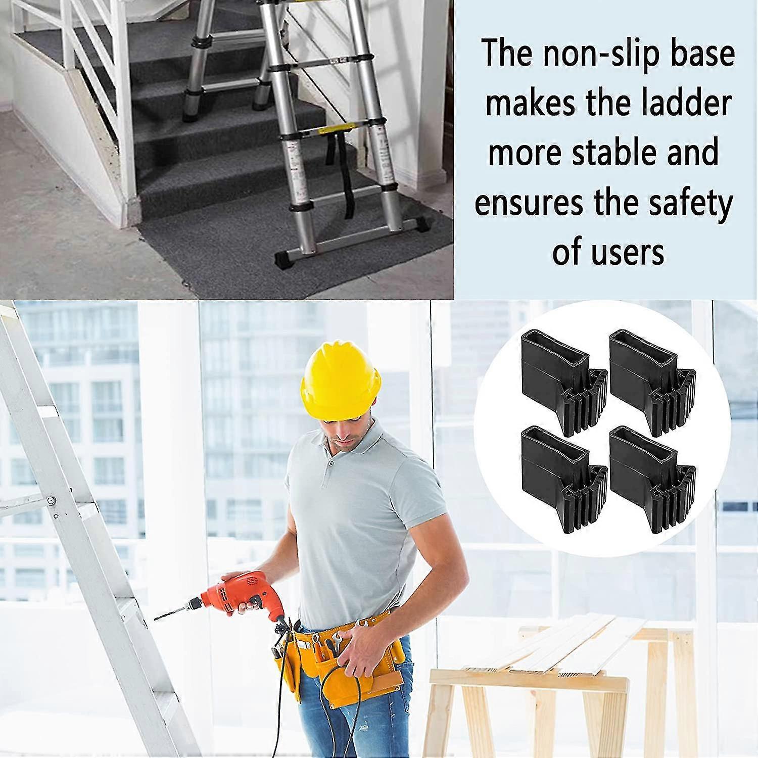 4 Pcs,replacement Ladder Feet,rubber Ladder Feet,ladder Safety Feet ...