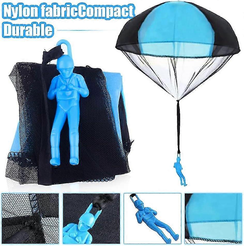 Parachute Toys, Hand Throwing Parachute Play Set, Multicolor Parachute ...