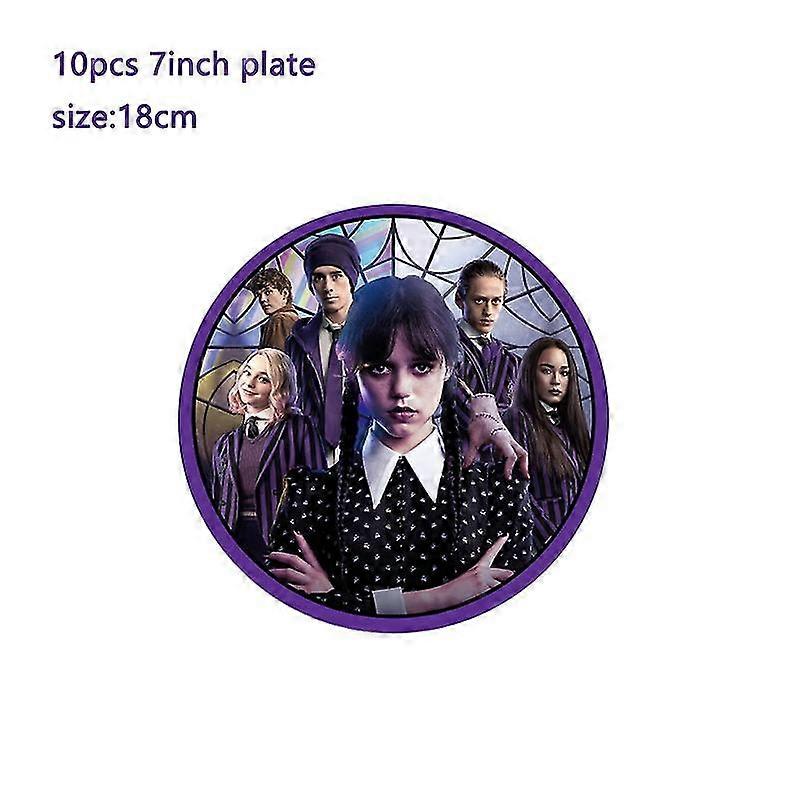 Wednesday Addams Theme Birthday Party Decorations Supplies Children ...