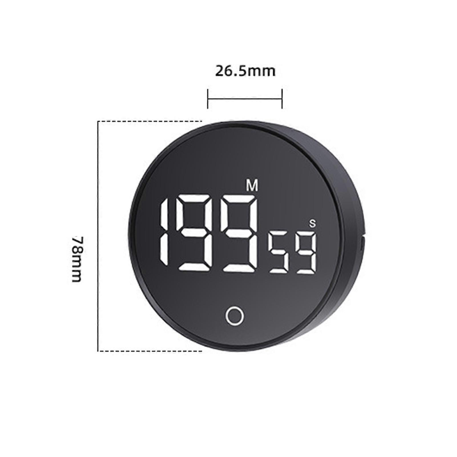 Magnetic Kitchen Timer Large LED Display Countdown Countup Timer for Cooking Baking Teaching ...