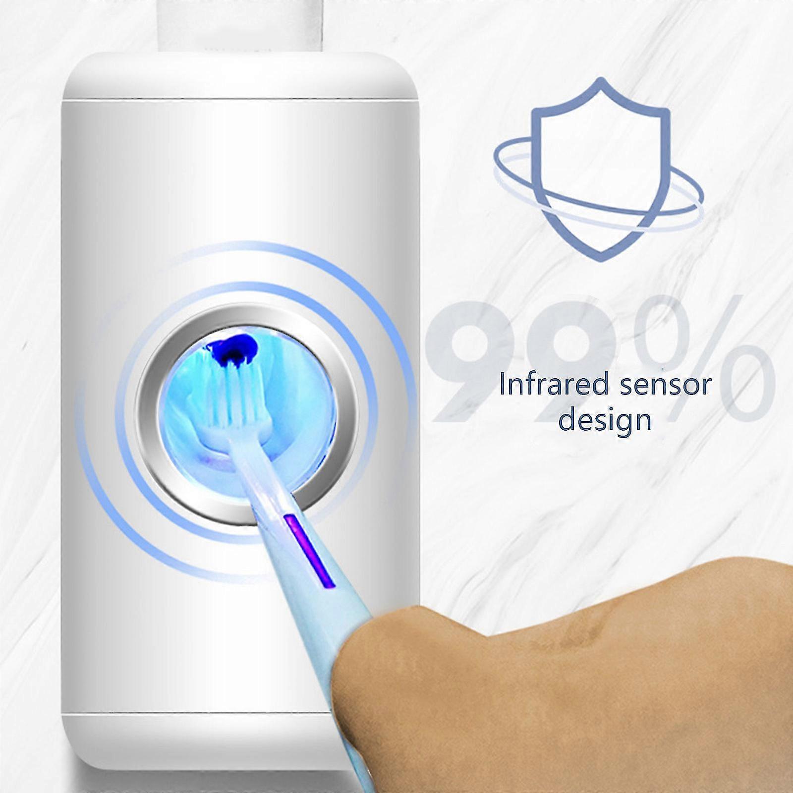 Electric Toothpaste Dispenser With Sensor Automatic Hanging Supplies ...