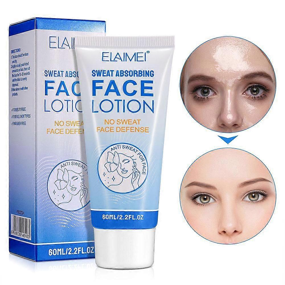 Sweat Absorbing Face Lotion Antiperspirant for Face Forehead Scalp 60ml ...