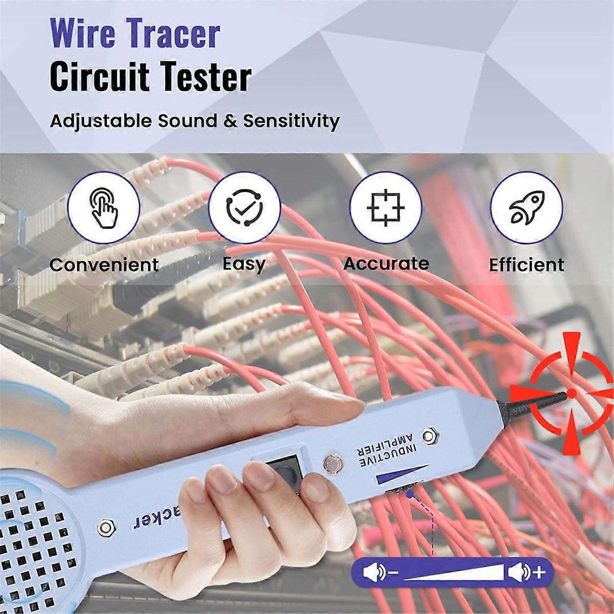 Tone Generator Kit, Wire Tracer Circuit Tester, Tone and Probe Kit ...