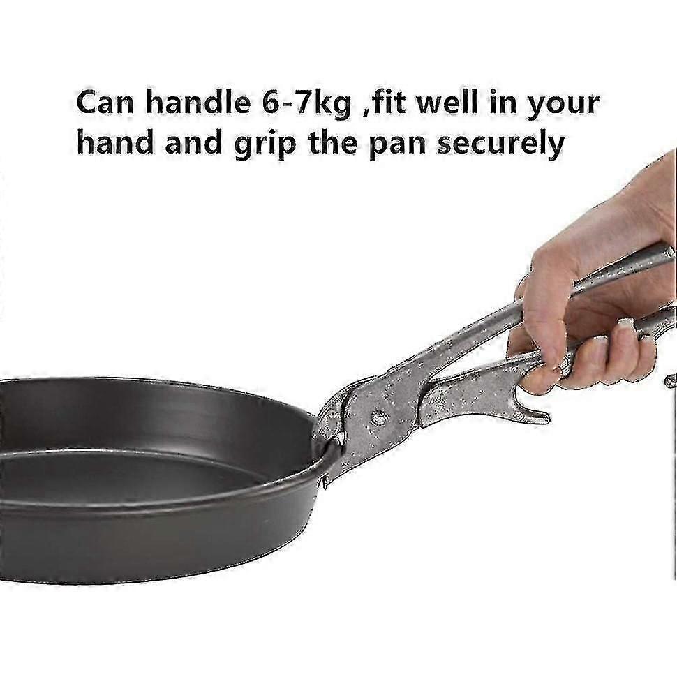 Cast Aluminum Deep Pizza Pan Gripper - Heavy Duty Oven Tongs for Hot ...