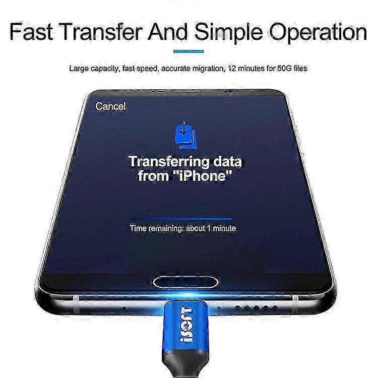 Lightning to Micro-USB Data Transfer Cable by ISOFT Model IS-003B ...