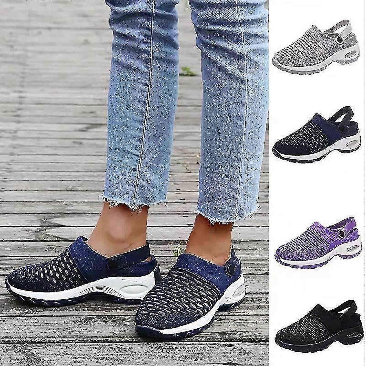 Women's Orthopedic Clogs with Air Cushion Support to Reduce Back and ...