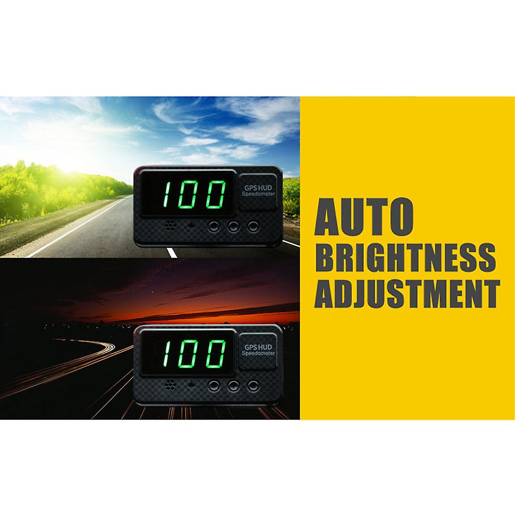 Hud Gps Speedometer Auto Overspeed Warning Digital Car Speed Display ...