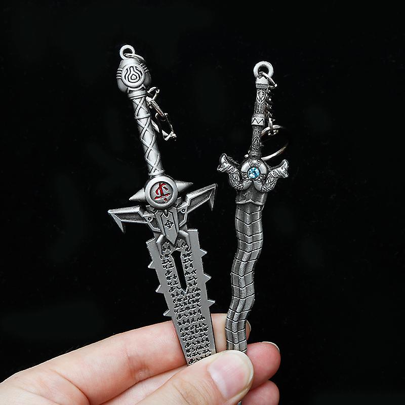 Hot Game Doom Eternal Metal Keychain Crucible Blade Slayer Sword Weapo ...