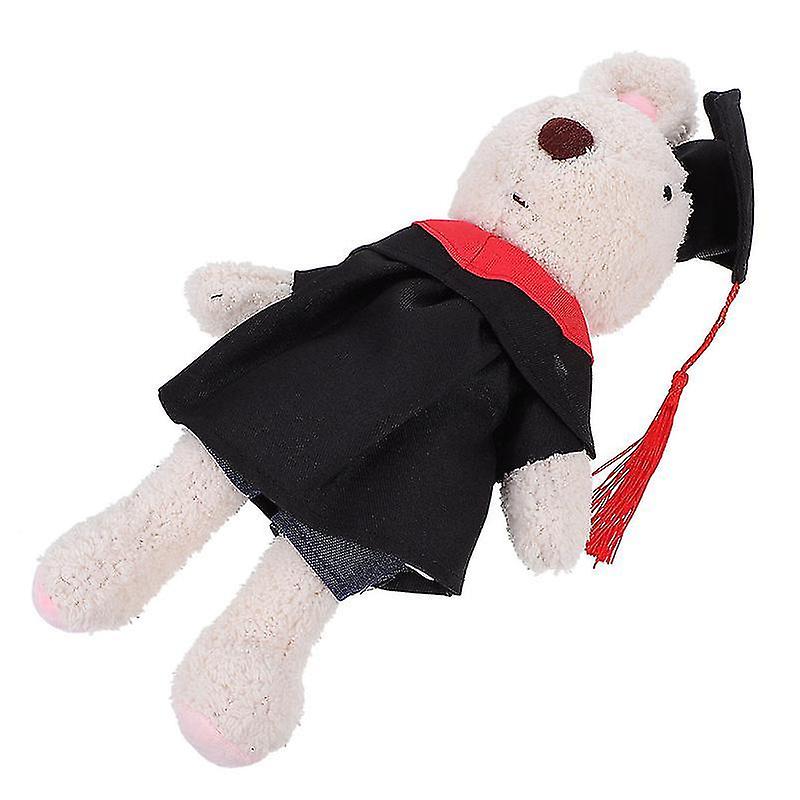 40X18cm Beige Stuffed Animals Graduation Rabbit Shape Plush Doll With ...