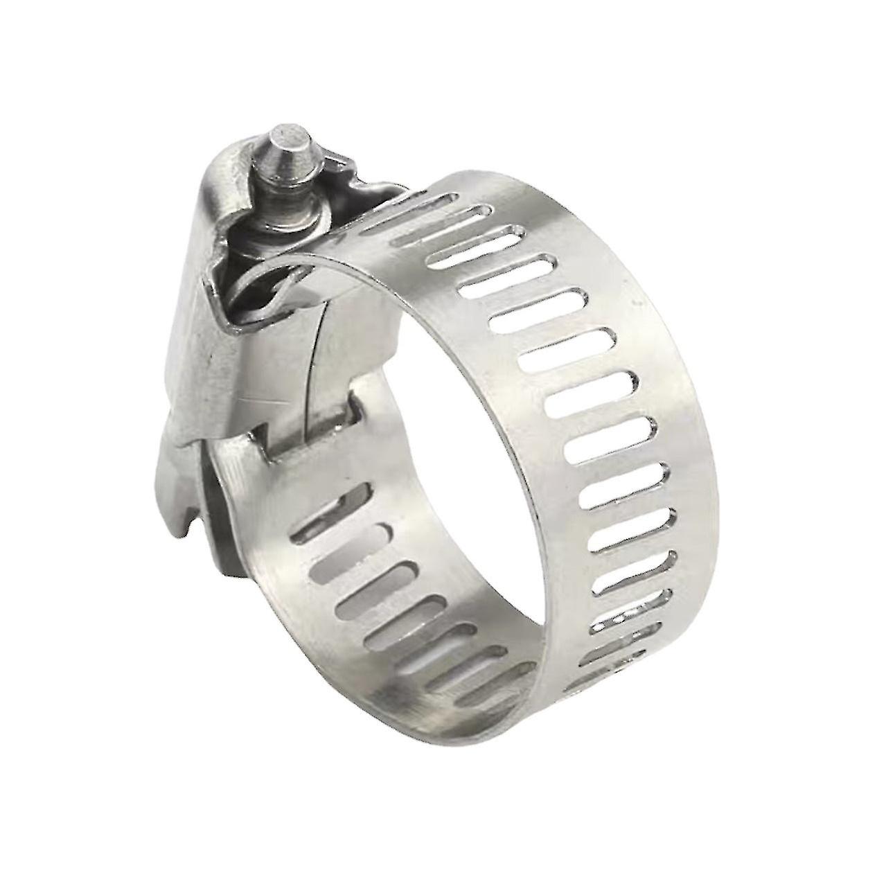 10pcs Adjustable 304 Stainless Steel Duct Clamps Hose Clamp Pipe Clamp ...