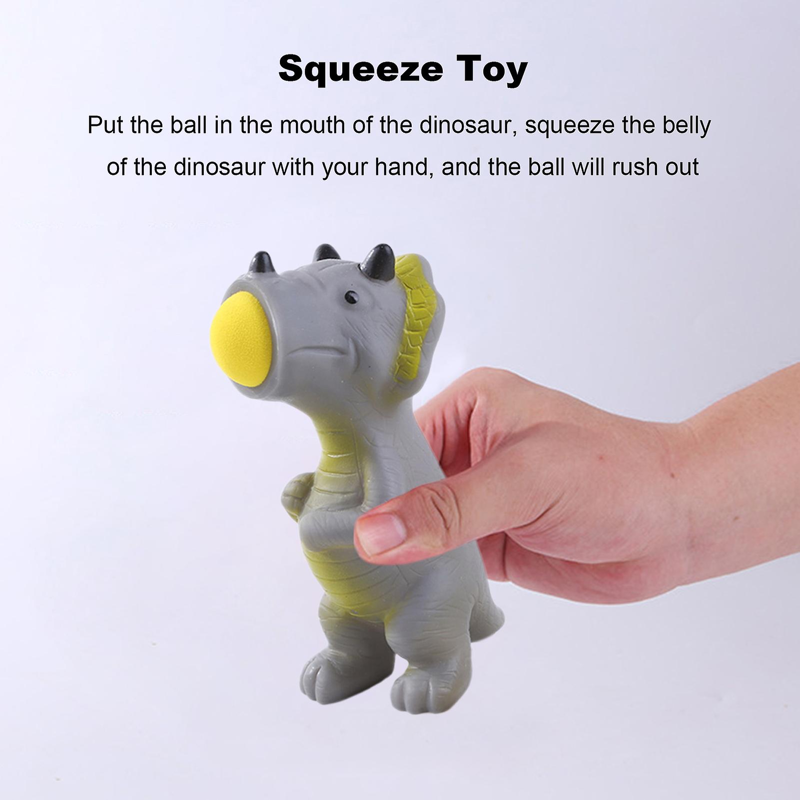 Dinosaur Popper Toy Kids Stress Relief Ball Shooter Emotion Releasing ...