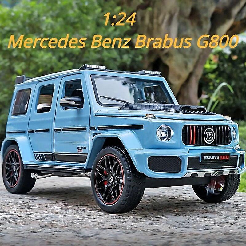 1:24 Mercedes Brabus G800 Alloy Car Model Diecast Car Sound Light Car ...