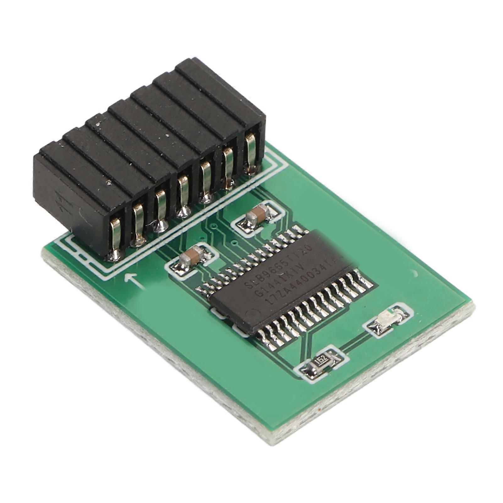 TPM 2.0 Module LPC Interface Stable Chipset High Safety Durable Material 14Pin LPC Module for ...