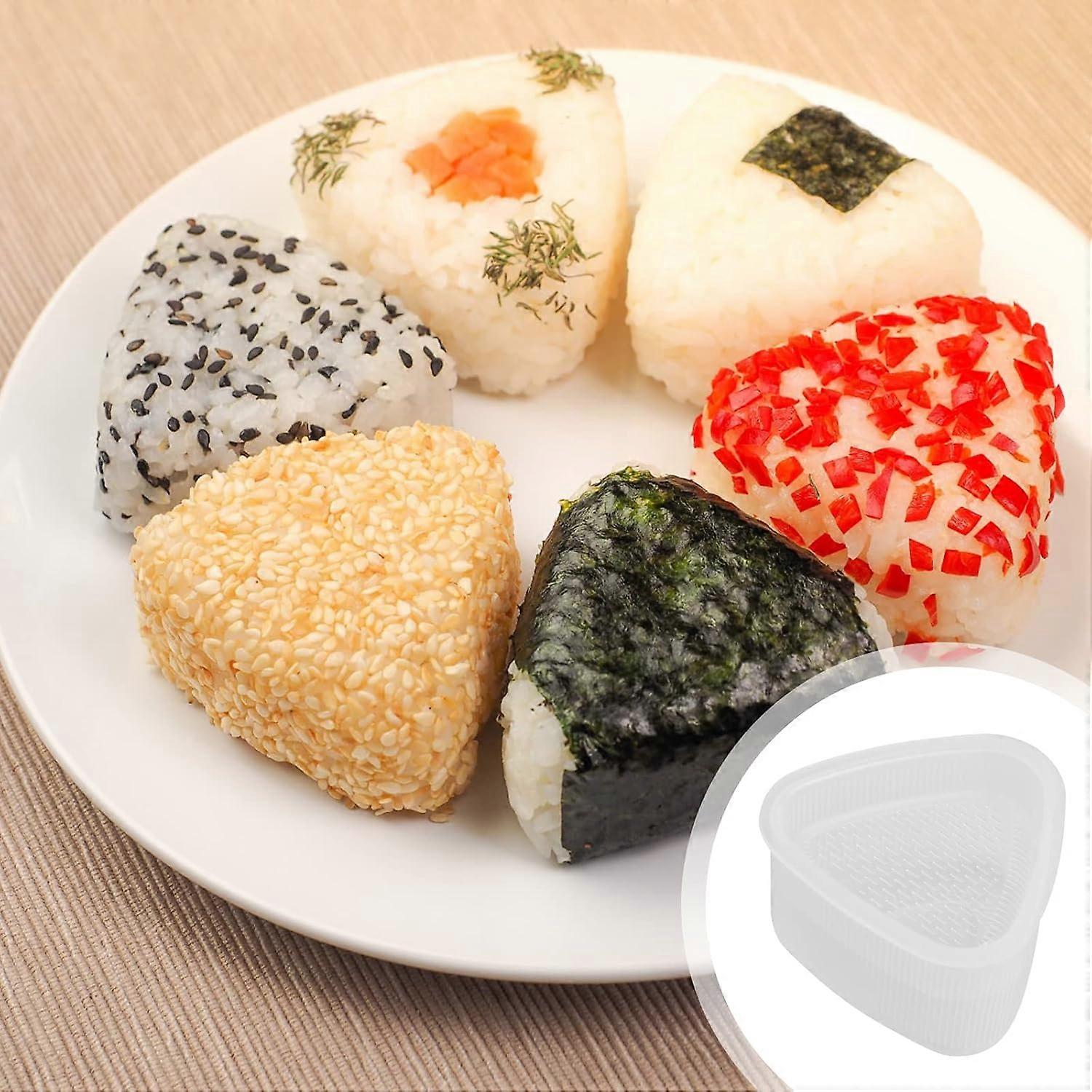 Sushi Mold, 4 Pcs Triangle Sushi Onigiri Mold, Kawaii Onigiri Mold, Non ...