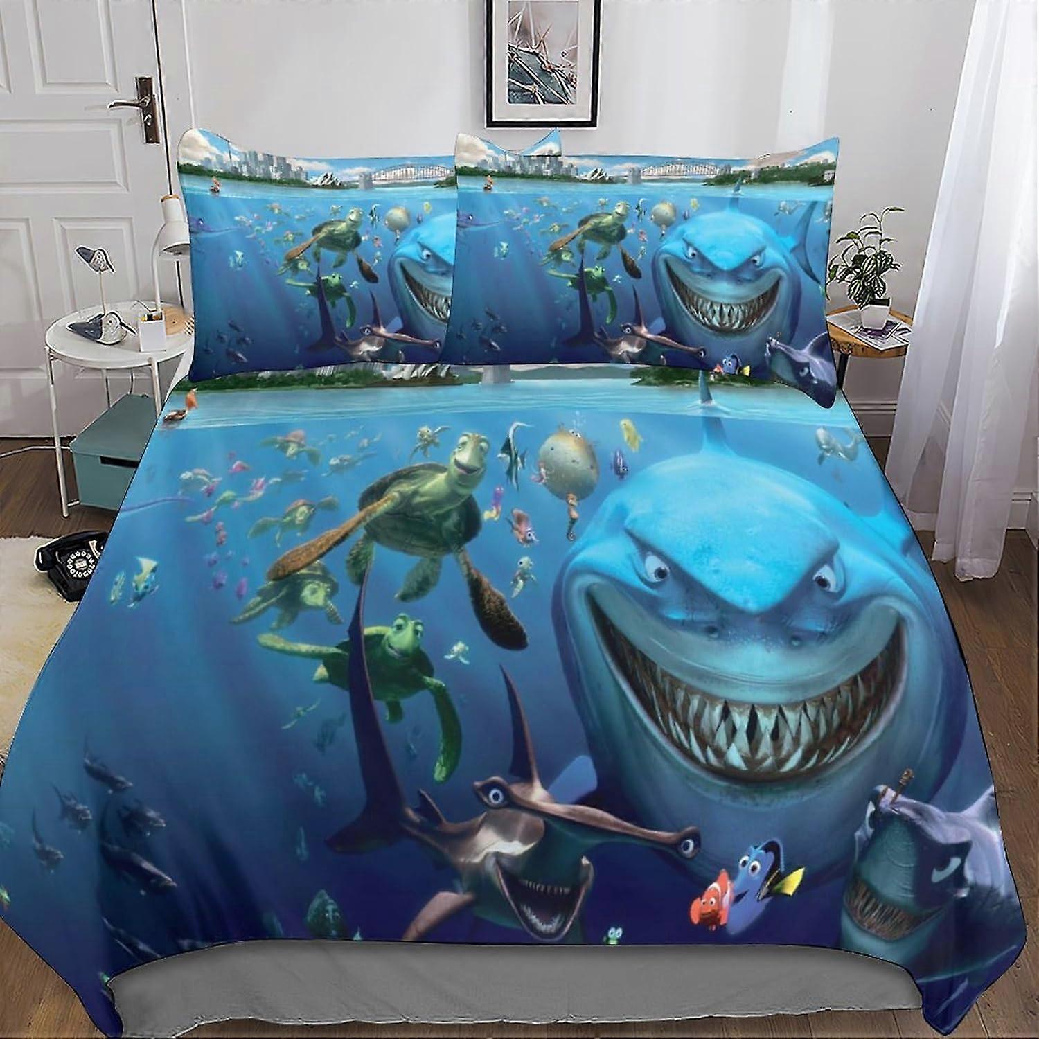 Finding Nemo 3D Print Duvet Cover Set Bedding Set with Zipper Closure ...
