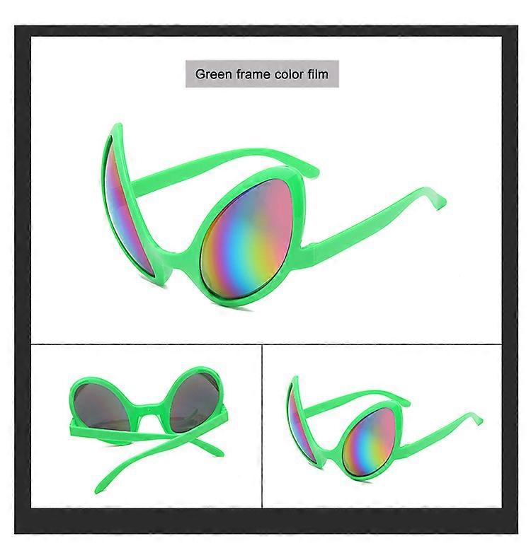 Funny Alien Glasses Party Sunglasses Rainbow Lenses ET Sunglasses ...