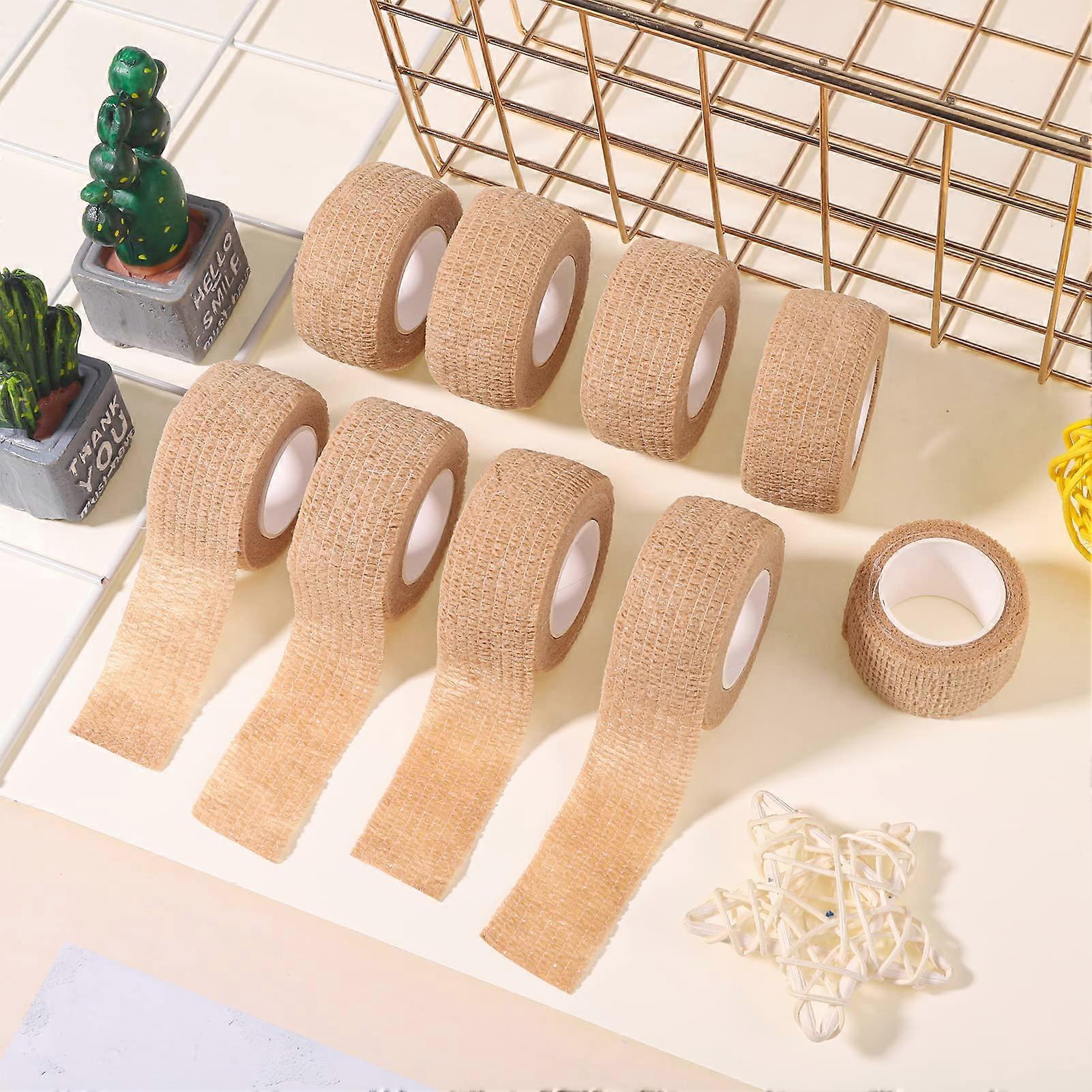 9 Rolls of Self-Adhesive Bandage Cohesive Bandage Elastic Bandage Wound ...