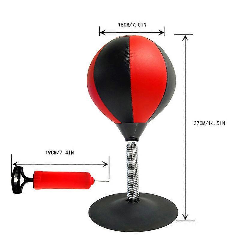 Upgraded Desktop Sandbag Standing Boxing Speed Ball Stress Relief Strap ...