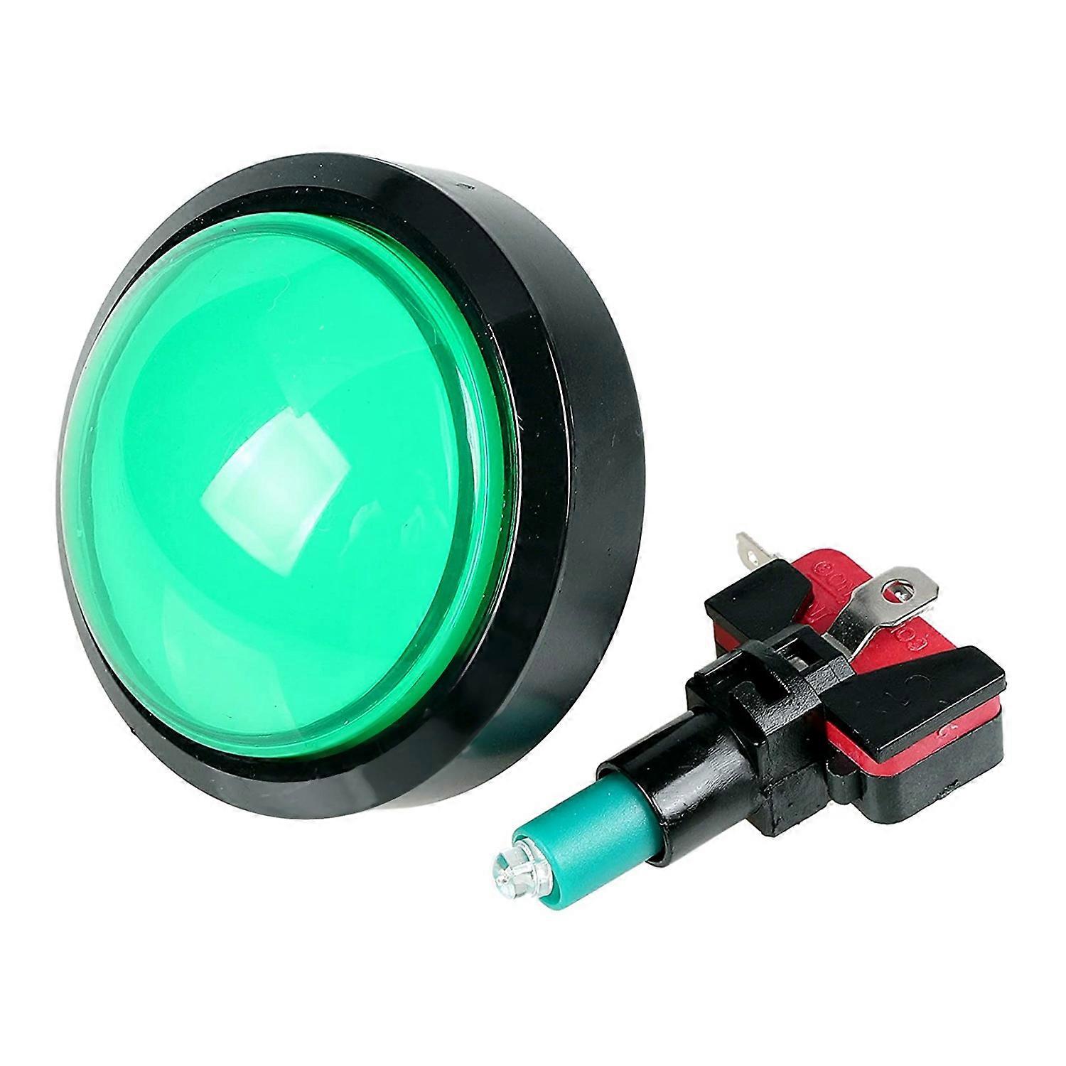 5X Arcade Buttons 60mm Dome 2.36 Inch LED Push Button with Micro-Switch ...
