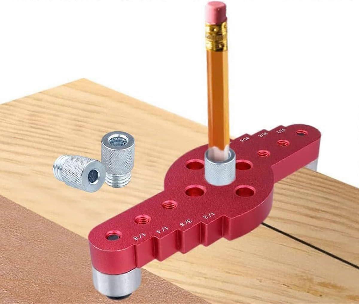 nice 2-in-1 Wood Drilling Guide Vertical Dowel Drilling Jig Wood Hole ...