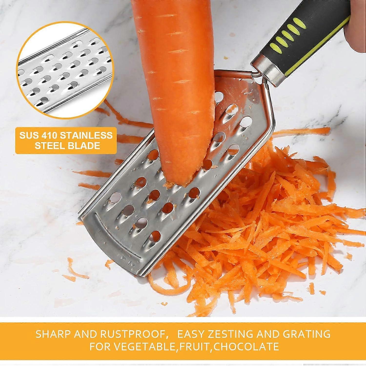 Cheese Grater Set Lemon Zest Grater, Stainless Steel Kitchen Grater for ...
