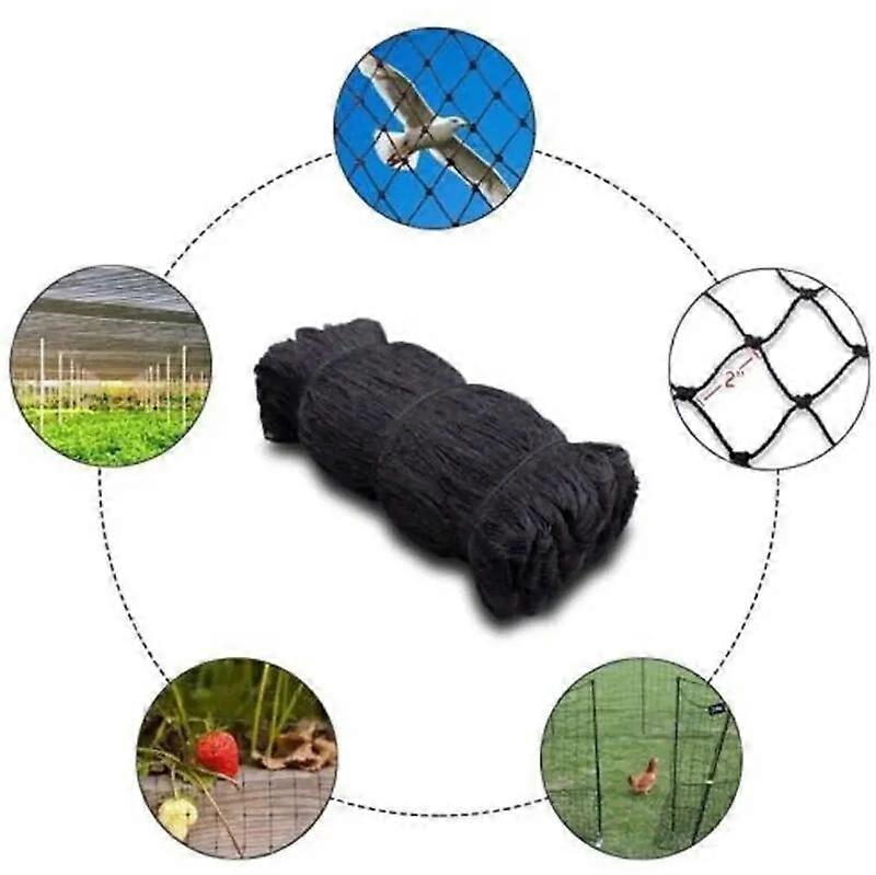 7.5M x 15M Anti-Bird Netting Black Nylon Netting for Fruit Plant Fruit Anti-Bird Netting Netting ...