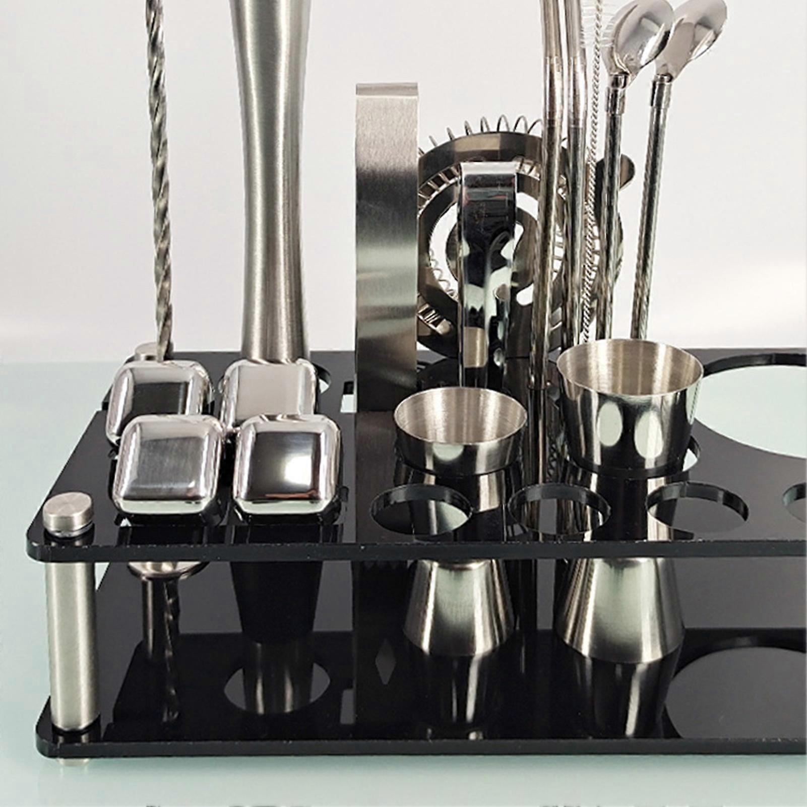 23Pcs/Set Bartender Kit Professional Versatility Stainless Steel ...